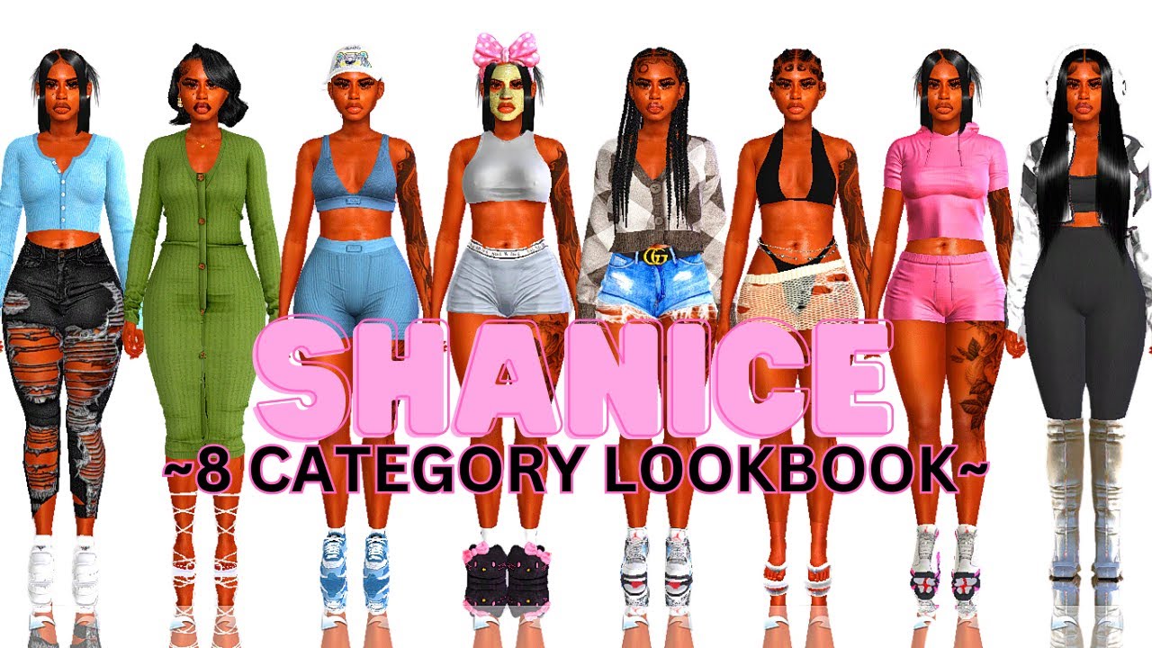 The Sims 4 Full 8 Category Lookbook | CC Links Included - YouTube