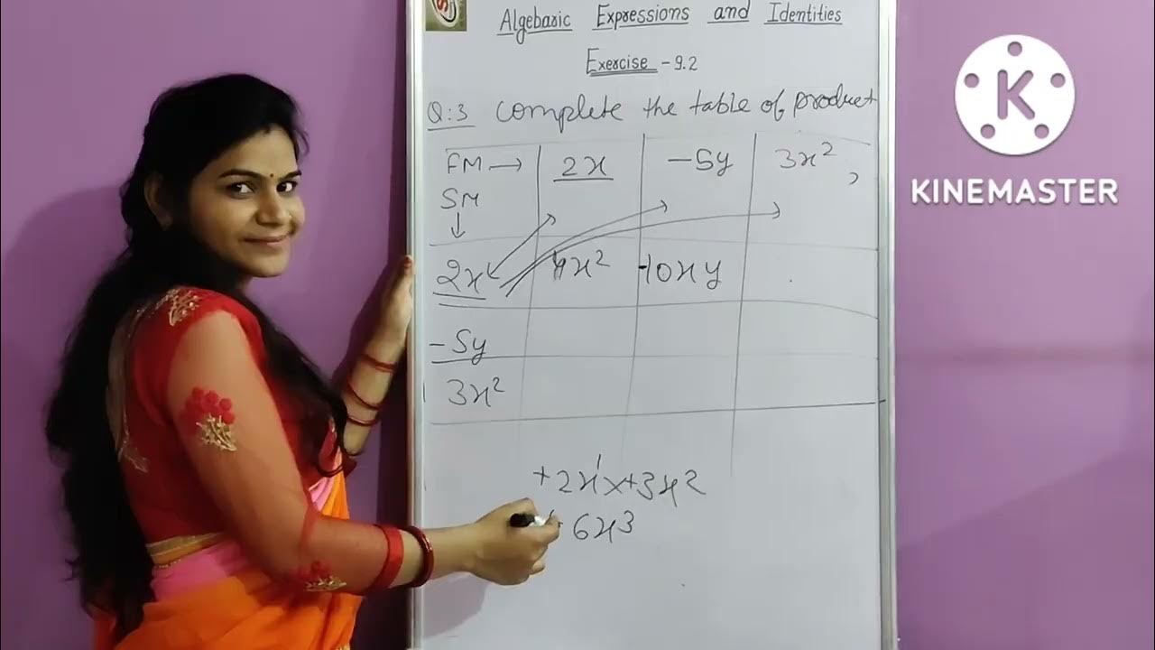 exercise 9 2 Class 8 Products Of Algebraic Expressions YouTube exercise-9-2-class-8-products-of-algebraic-expressions-youtube