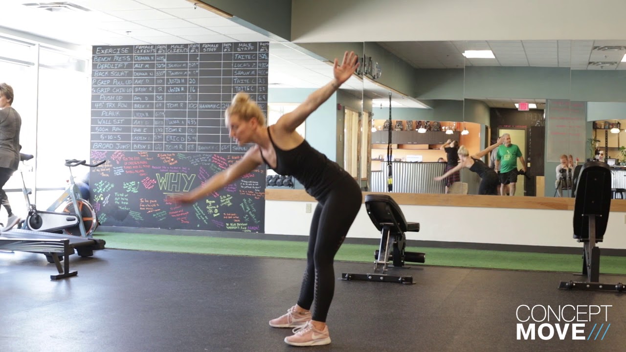 Cross Body Toe Taps - YouTube