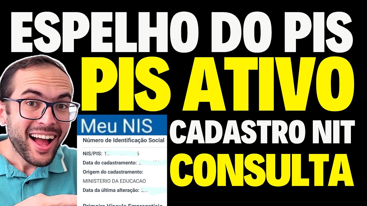 PIS NIS PASEP e NIT - ESPELHO DO PIS - DECLARAÇÃO DO PIS ATIVO ...