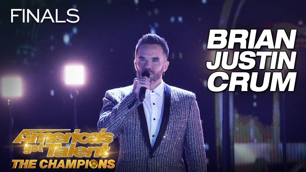 Brian Justin Crum America's Got Talent: The Champions Finals sings ...