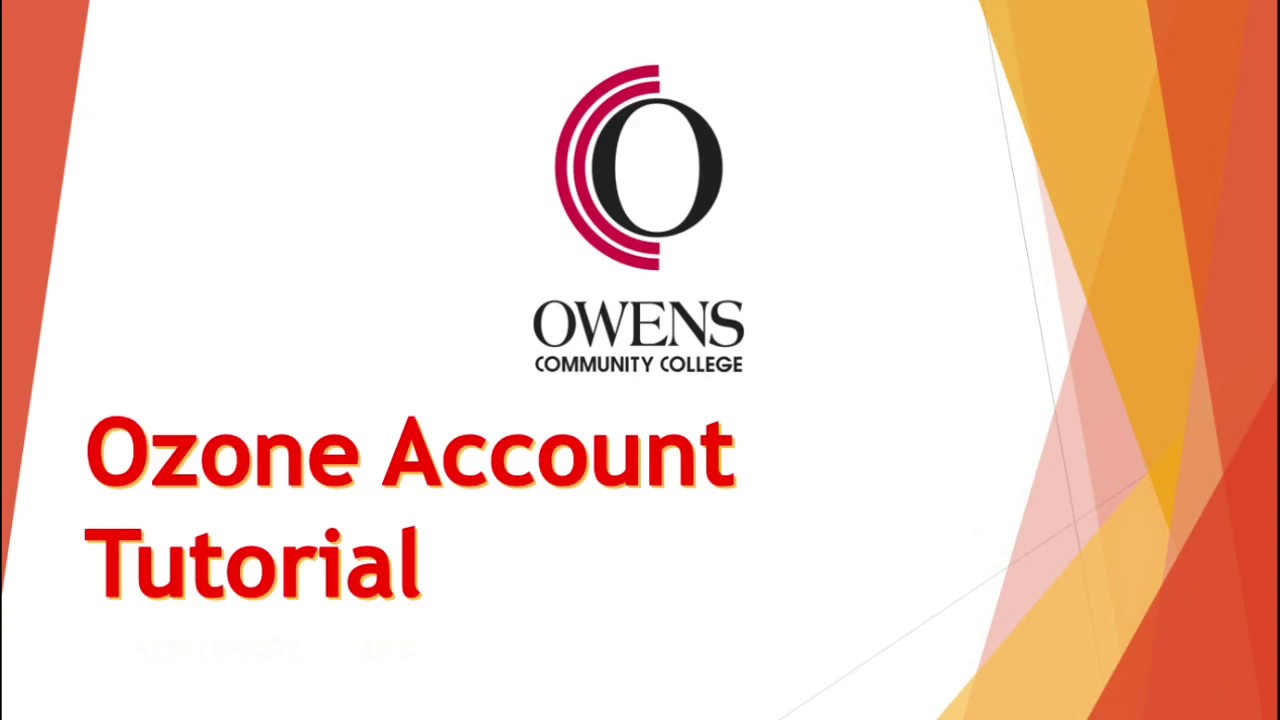 Ozone Account Tutorial - YouTube