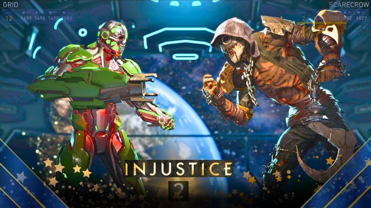 Injustice 2 - Grid Vs. Scarecrow - YouTube