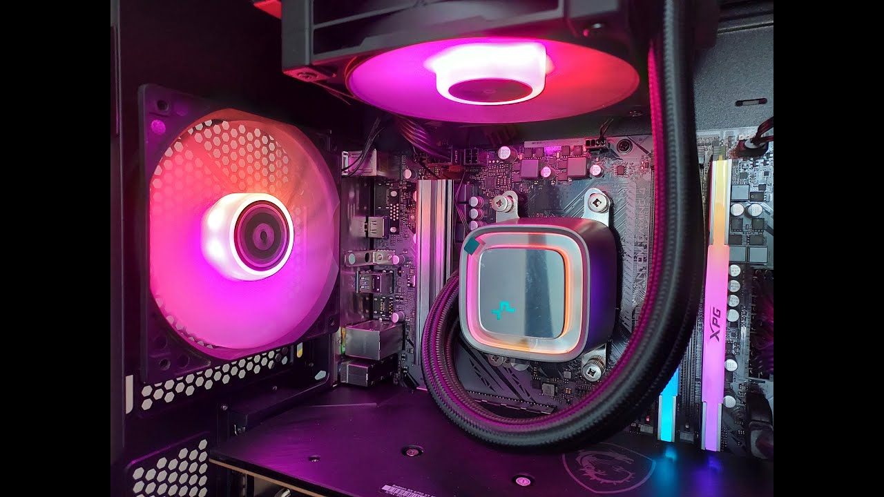 Water Cooler DeepCool LS320 120mm + Ryzen 5600 ( Teste de temperatura ...