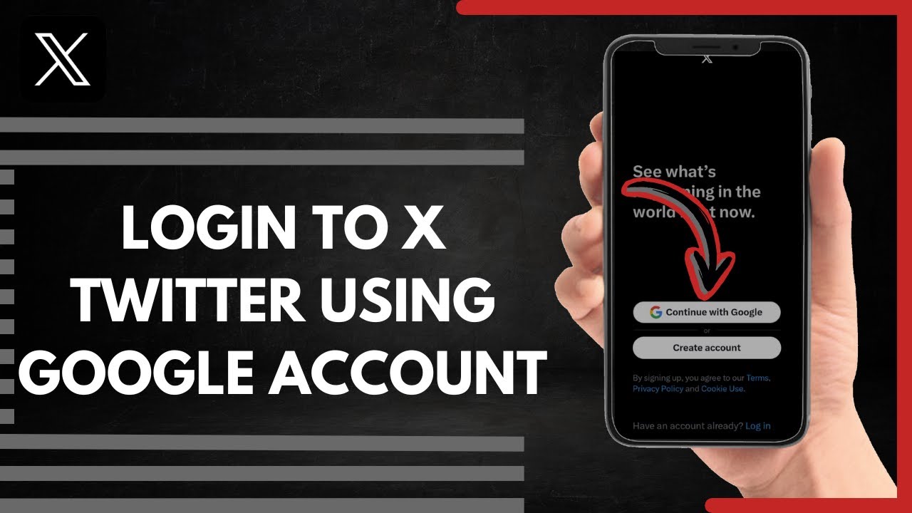How To Login To X Twitter Using Google Account - YouTube