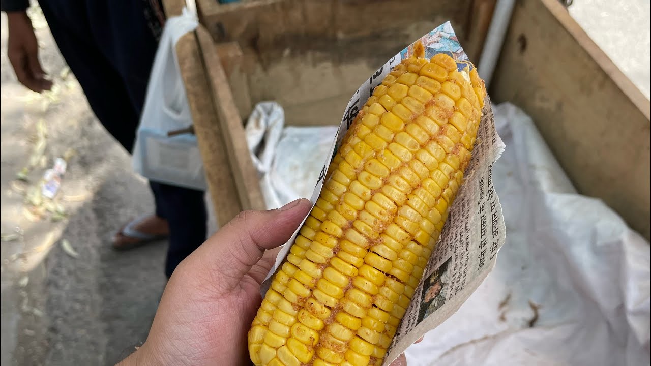 15 years old boy selling sweet sweetcorn🌽 - YouTube