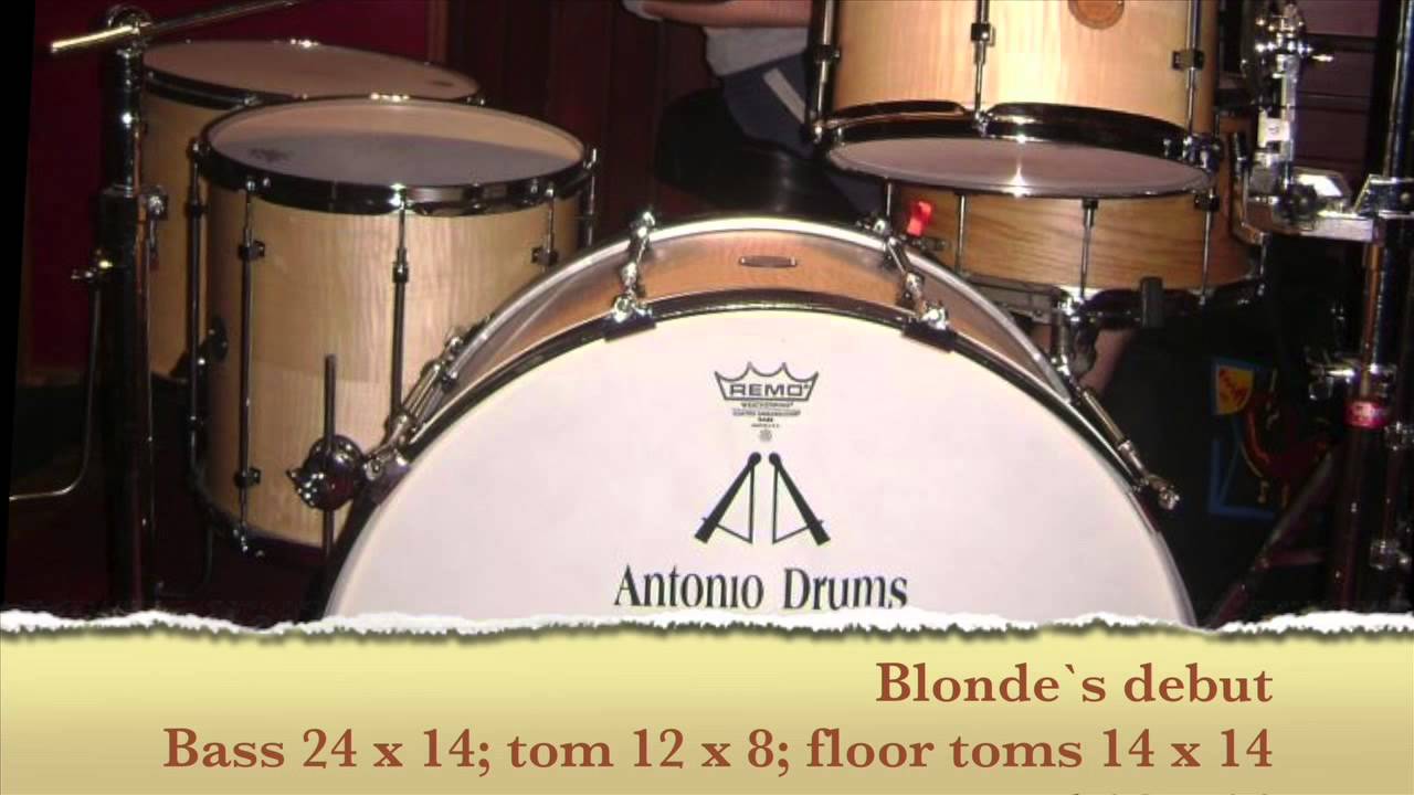Antonio Drums - Blonde`s debut - YouTube