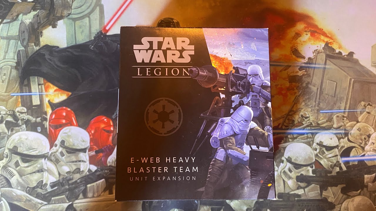 Star Wars Legion E-Web Heavy Blaster Team Opening! - YouTube