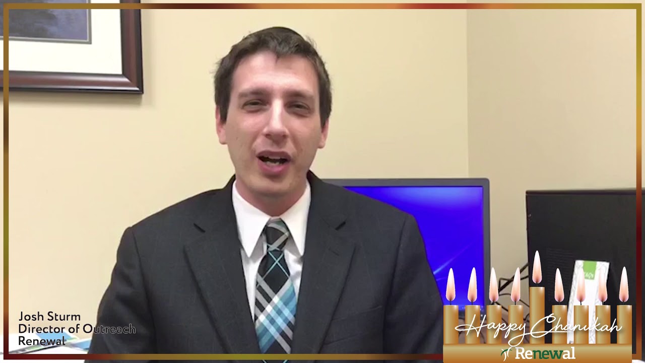 Chanukah message from Rabbi Josh Sturm - YouTube