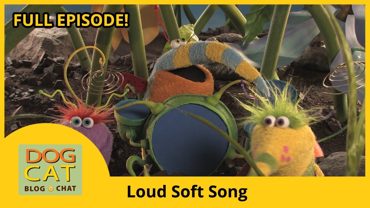 Dog Cat Blog Chat 🐶🐱 Episode 7 - Loud Soft Song 💻📹 Early Educational ...
