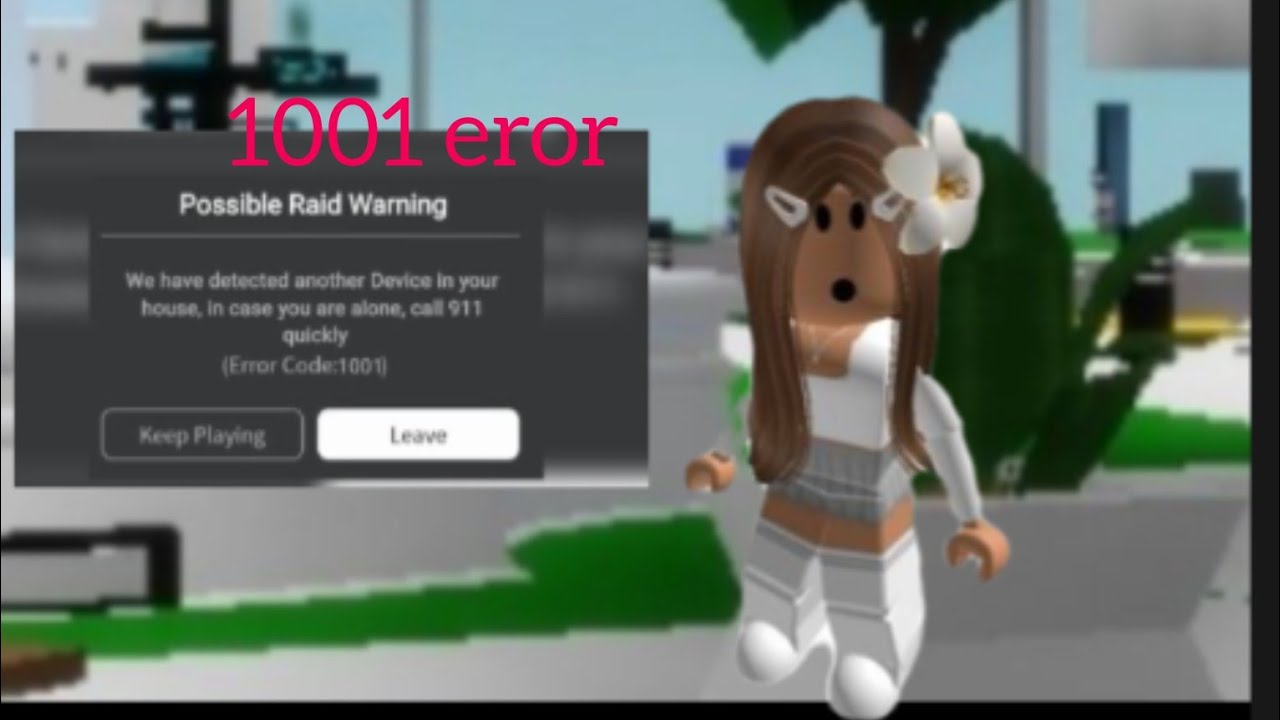 Roblox 1001 eror olayı - YouTube