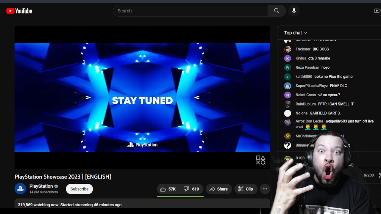 (Reaction) PlayStation Showcase (Live) May 24, 2023 - YouTube