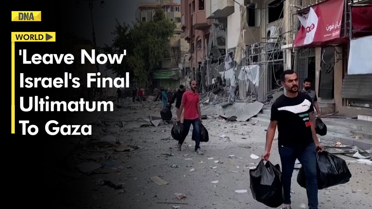 Israel Hamas War: Israel Drops Thousands Of Leaflets In Gaza Calling ...