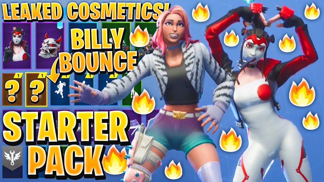 *NEW* All Leaked Fortnite Skins & Emotes..! BILLY BOUNCE (Starter Pack ...