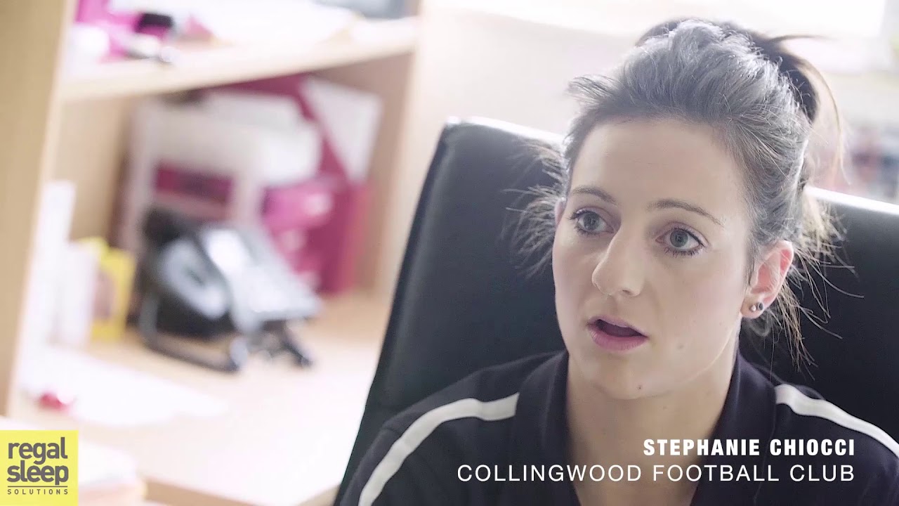 Steph Chiocci - Collingwood AFLW Captain for Regal Sleep Solutions ...