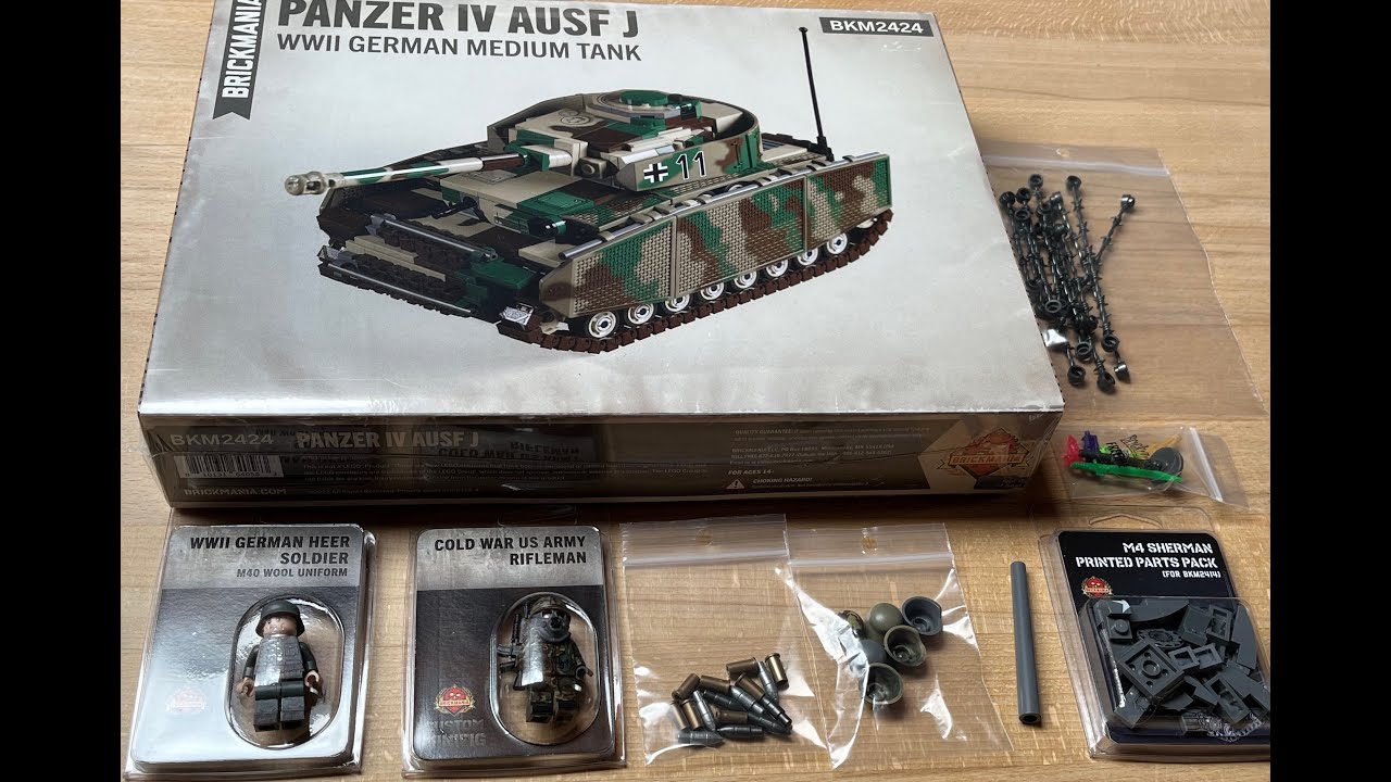 Brickizimo Custom Brickmania LEGO Panzer IV Haul 11 - YouTube