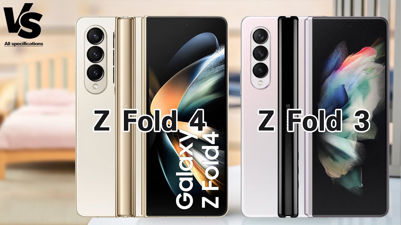 Samsung Galaxy Z Fold 4 VS Samsung Galaxy Z Fold 3 - YouTube