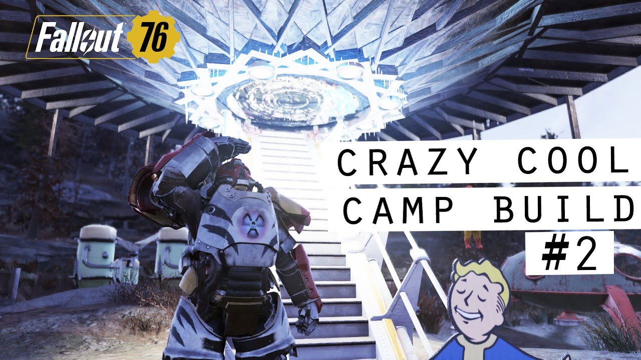 Crazy Cool CAMP Build #2: The Peaceful UFO | Fallout 76 - YouTube