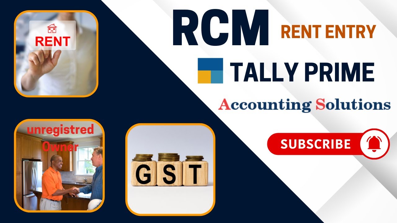 Rent RCM entry in Tallyprime Tamil - YouTube