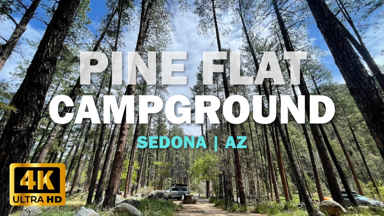 Pine Flat Campground Walkthrough Tour in Oak Creek Canyon near Sedona ...