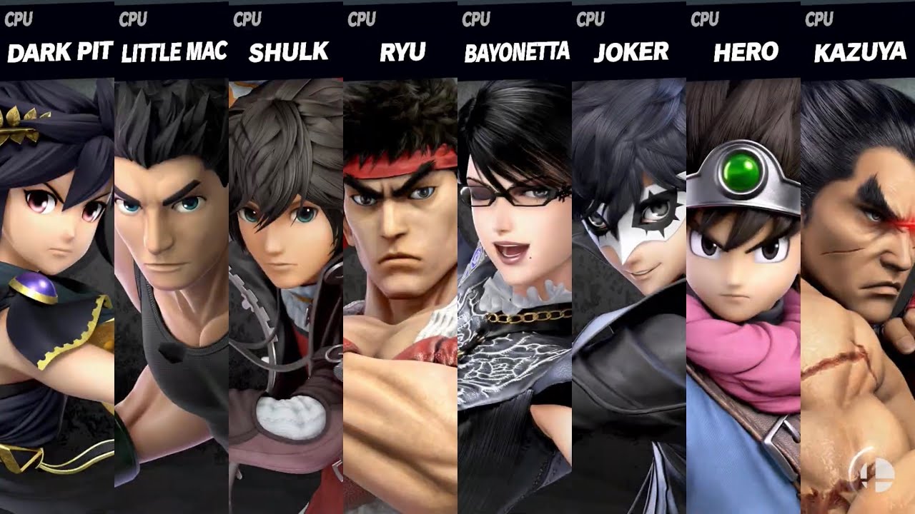 Super Smash Bros. Ultimate - Black Hair Battle - YouTube