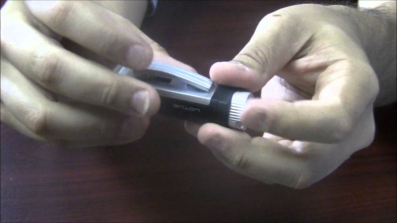 Lotus L50 "Rogue" Double Jet Flame Lighter with Punch - YouTube