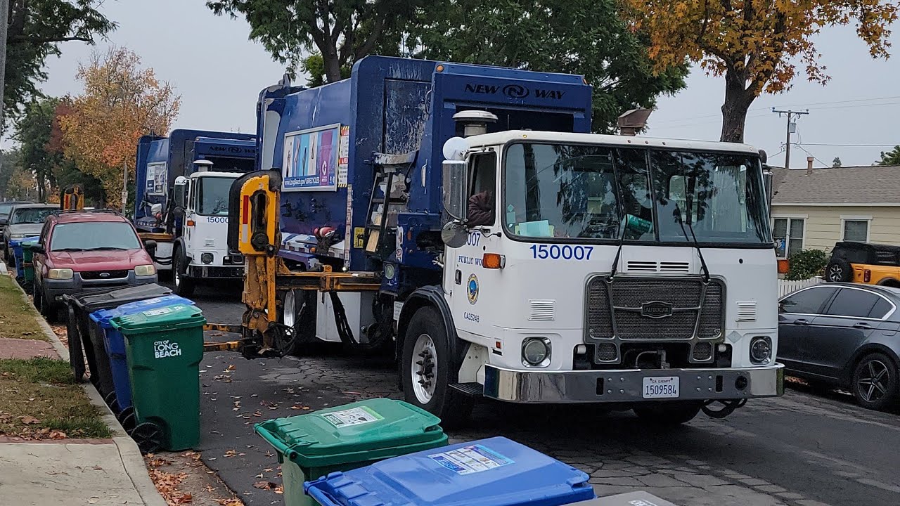 City of Long Beach: Various New Way and Amrep Garbage Trucks on ...