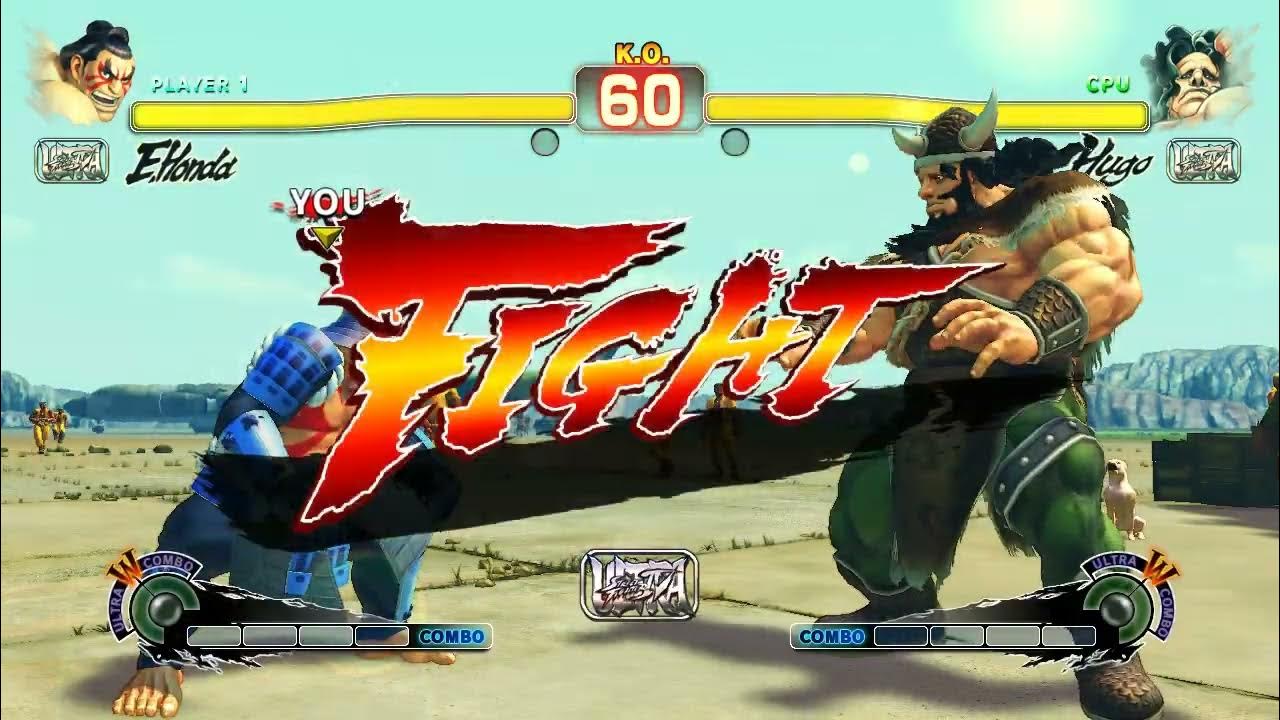 Ultra Street Fighter 4 E.Honda-Hugo Difficulty Hardest - YouTube