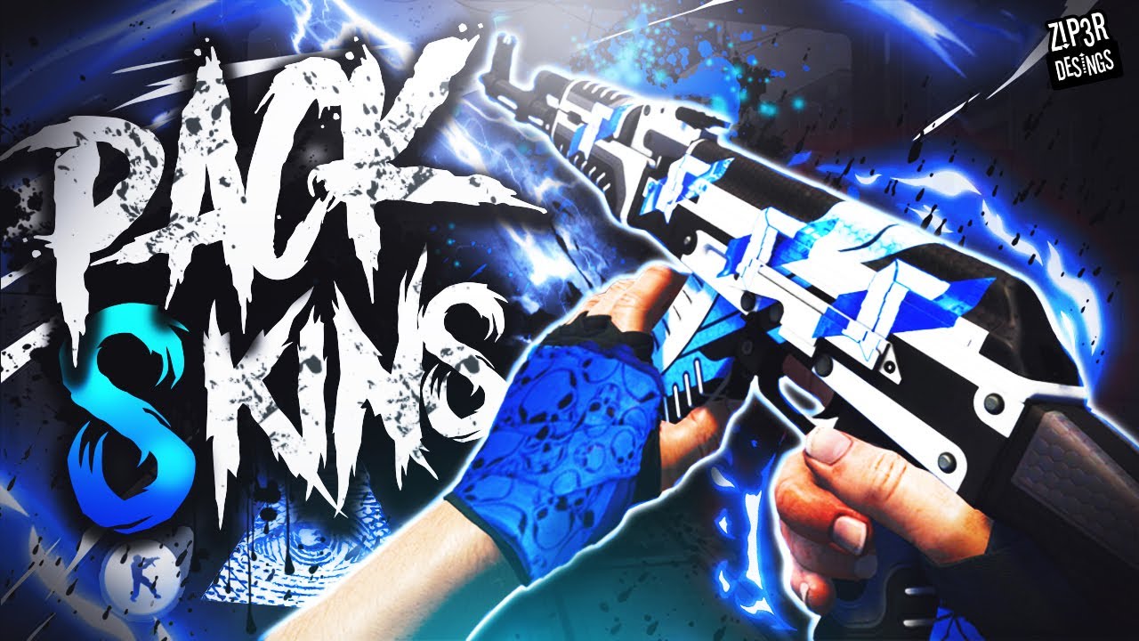 CS1.6: WRAPS COBALT SKULLS SKIN PACK DEL CSGO PARA CS 1.6 No Steam PC ...