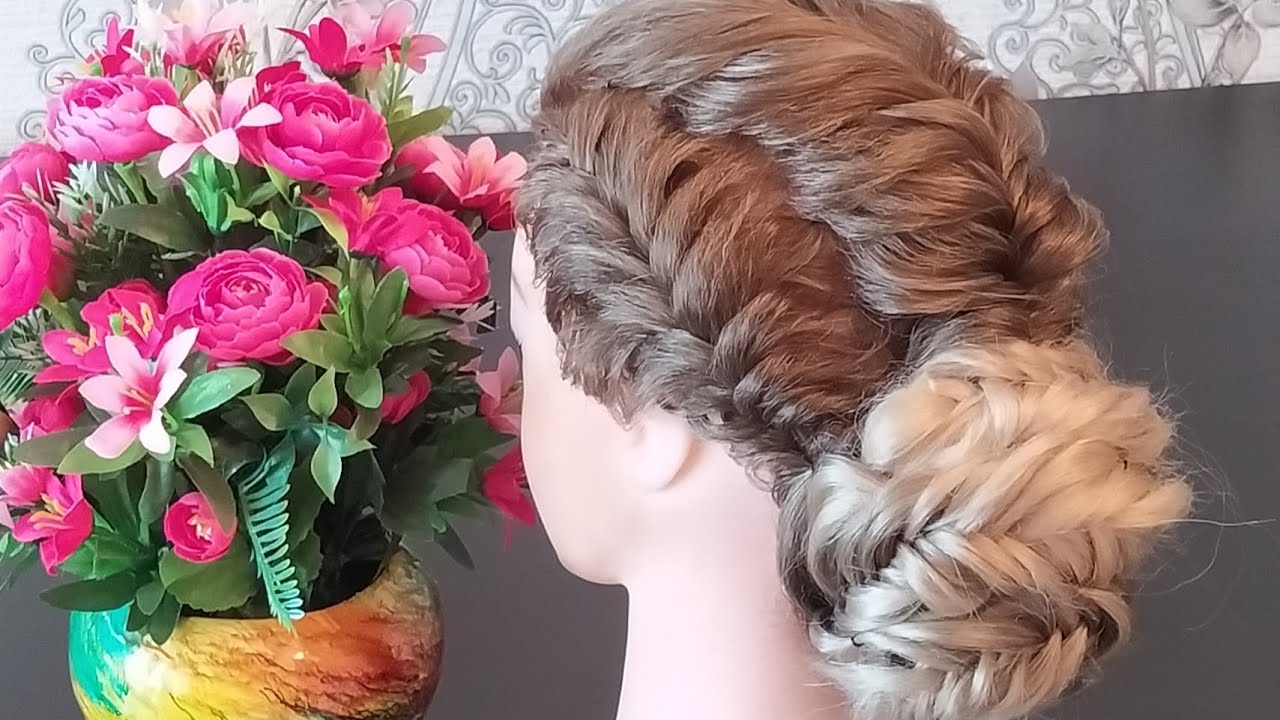 Perfect spike braid hairstyle🌼 - YouTube