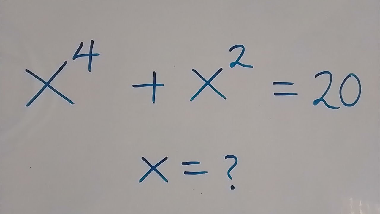 Nice Algebra Math Simplification | Find the Value of X - YouTube