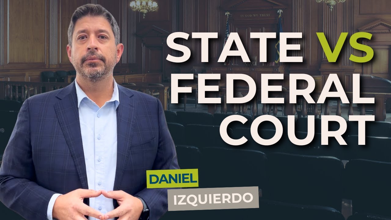 State Vs Federal Court - YouTube