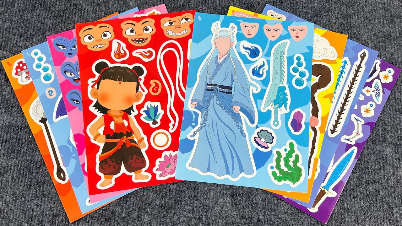 15 Minutes Satisfying💥Decorate with Sticker Book Natra 2💦스티커북으로 장식하기🌈 ...