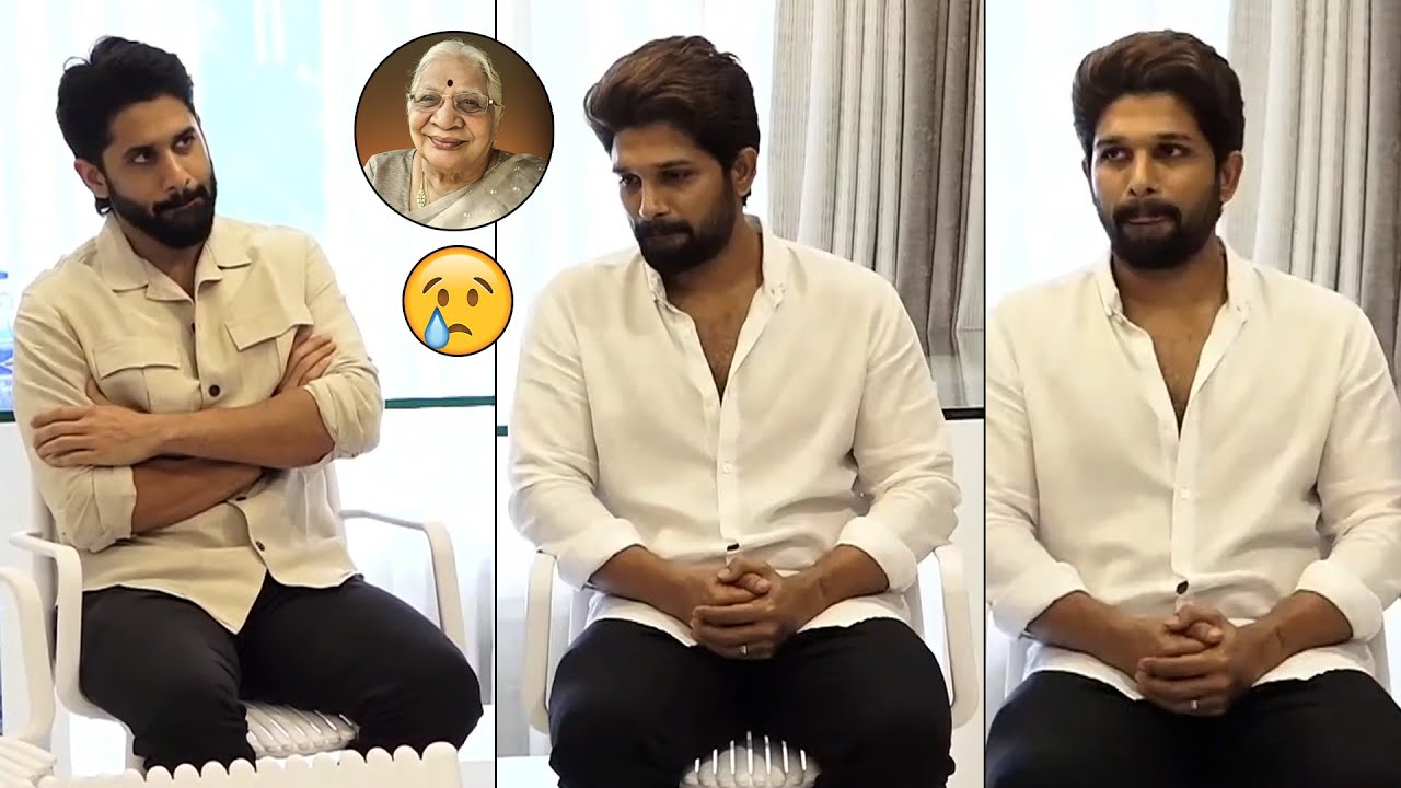 Naga Chaitanya And Allu Arjun EMotional Visuals | Allu Arjun Grand ...