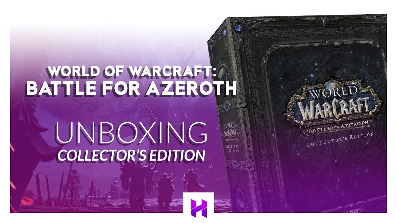 UNBOXING de World of Warcraft: Battle for Azeroth - Edición ...