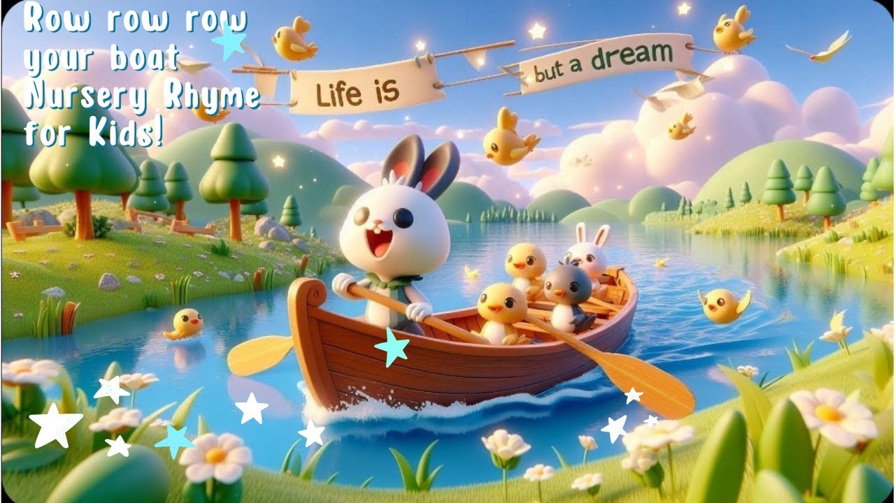 Row Row Row Your Boat | Fun Nursery Rhyme for Kids | Sing-Along - YouTube