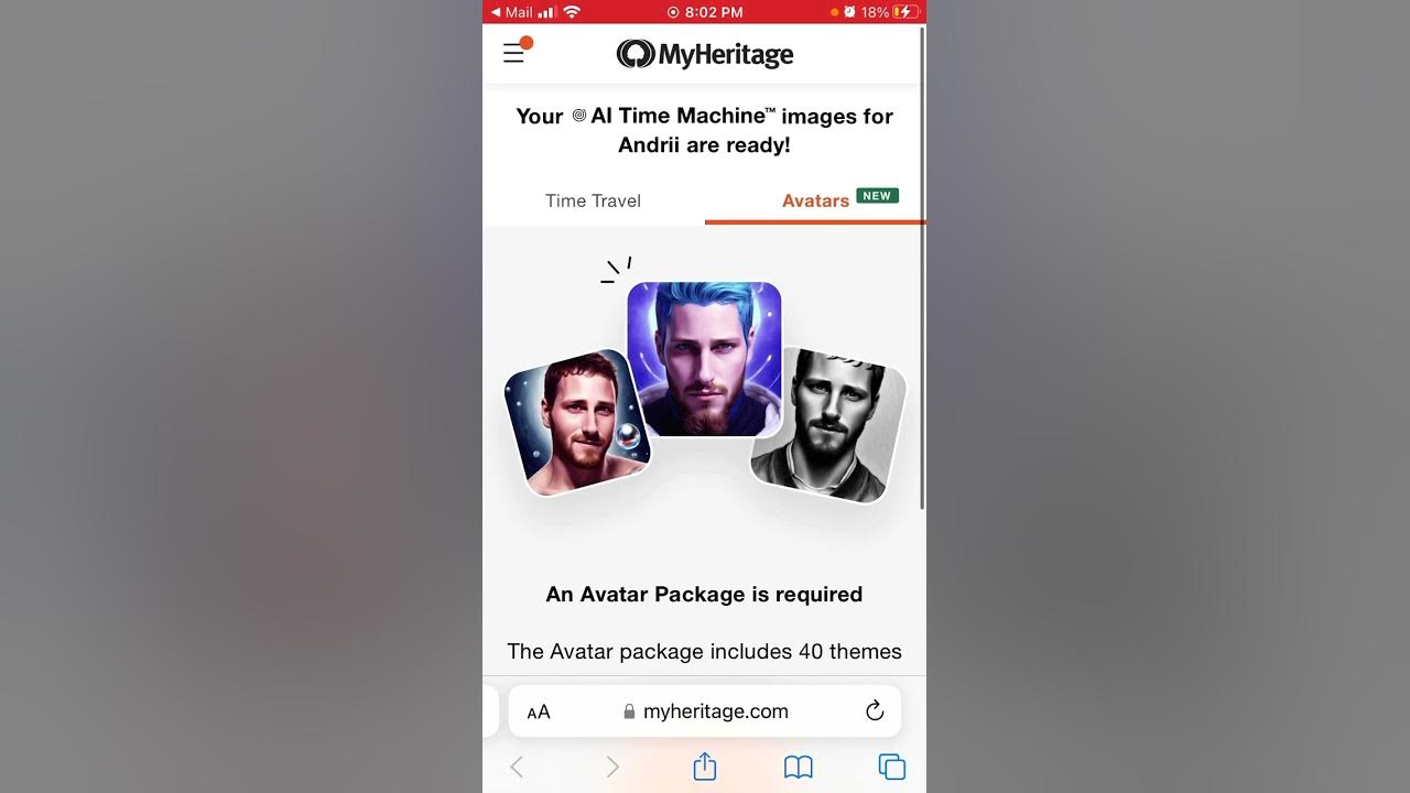 MyHeritage AI TIME MACHINE APP - overview - YouTube