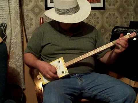 2 string Cigar Box Guitar - YouTube