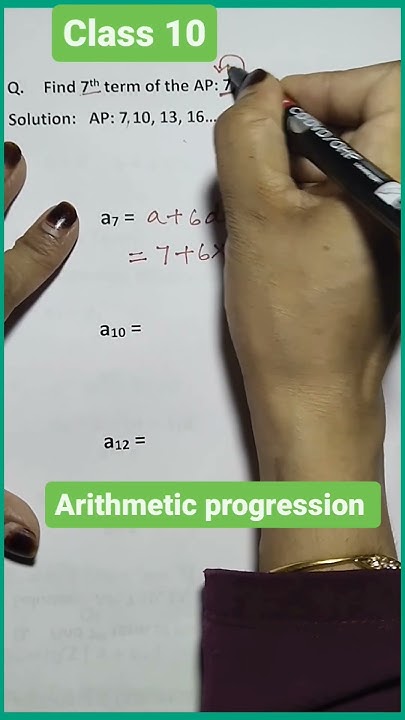 Arithmetic Progression tips and tricks class. 10 in Manipuri for more do subscribe #maths #cbse ...