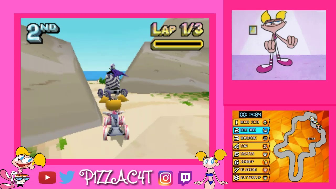 Cartoon Network Racing DS Cowardly Cup Normal, Dee Dee PB in 13:19.853 ...