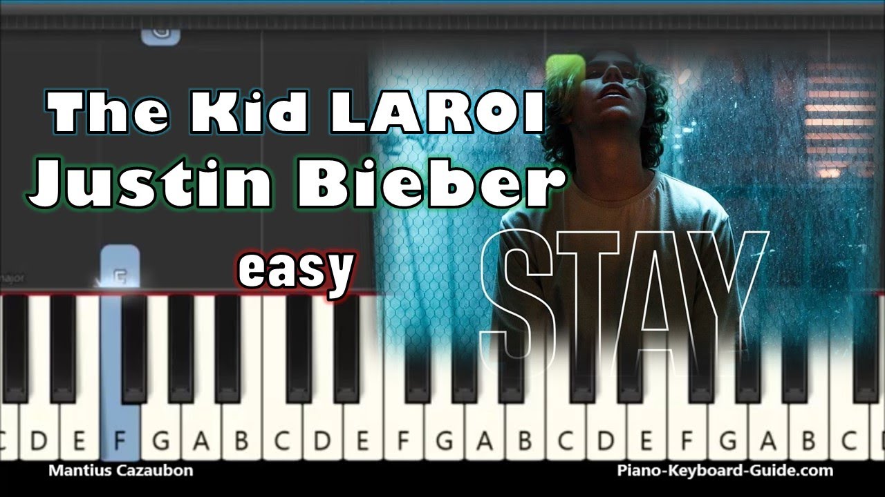 The Kid LAROI & Justin Bieber - Stay (Easy Piano Tutorial) - YouTube