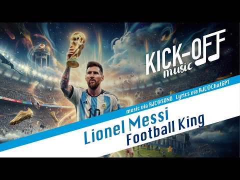 ⚽🎵Lionel Messi - Football King｜Lionel Messi｜Messi tribute song｜Messi anthem  #Kickoffmusic