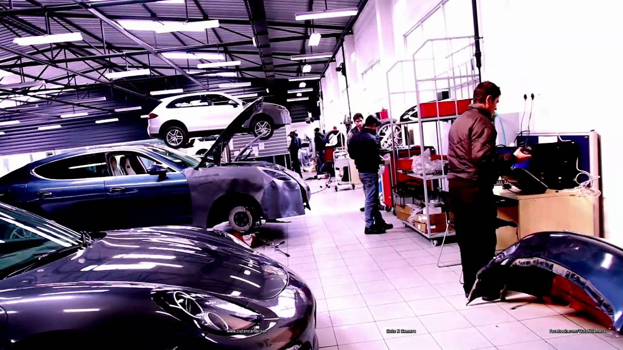Porsche workshop - YouTube