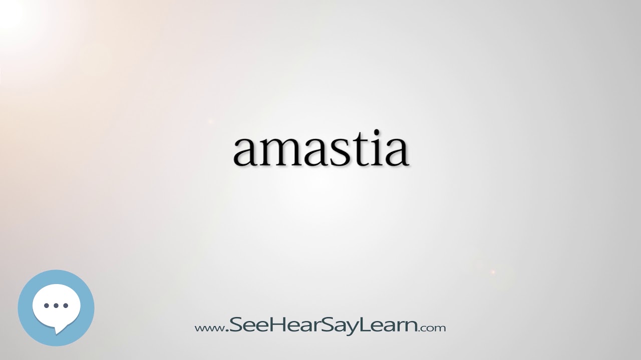 amastia (Every English Word Pronounced) 📕🔊🗣️😎 - YouTube
