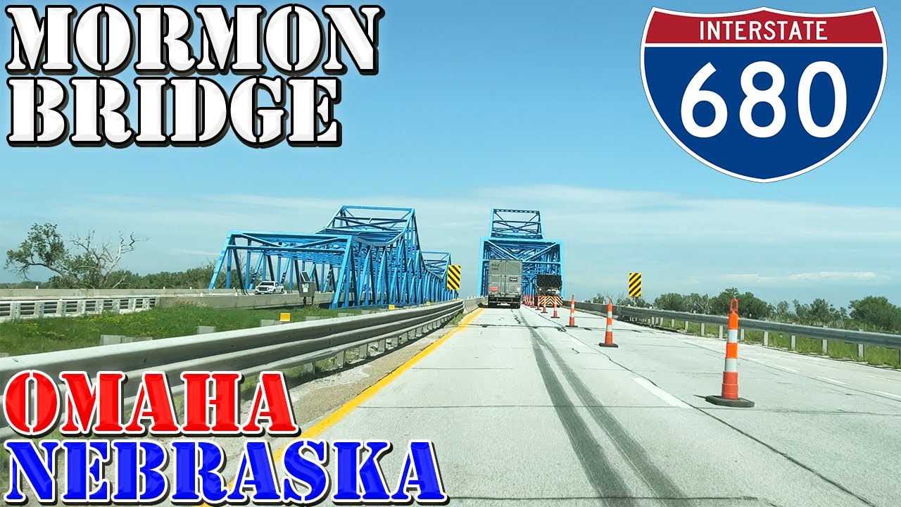 Mormon Bridge East - Omaha - Nebraska - 4K Infrastructure Drive - YouTube