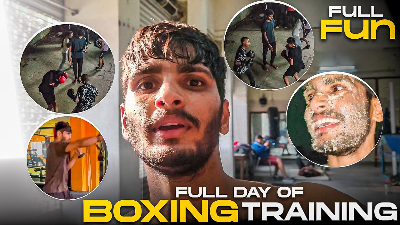My Intense Full Day of Boxing Training |Weight Loss Plan - YouTube