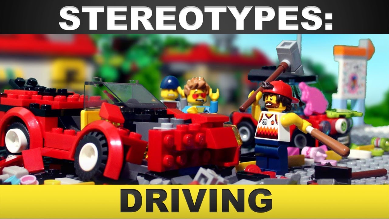 [MY CAR!] Lego Dude Perfect Driving Stereotypes Rage Monster only - YouTube