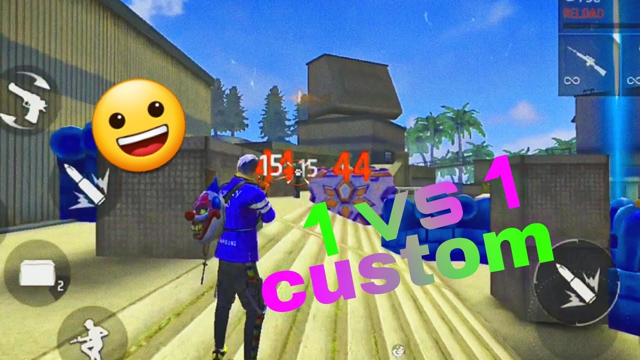 1 vs 1 custom fight on my fried/ mp40 spray []...ff gamplay---[] - YouTube