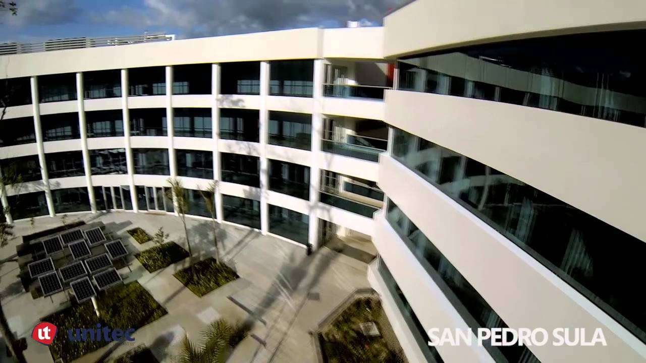 Tomas aéreas nuevo campus de UNITEC en San Pedro Sula - YouTube