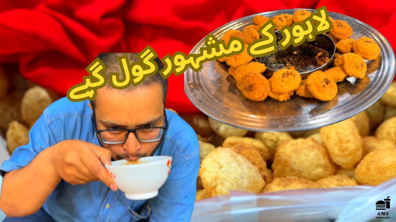 35 year old famous gol gappay and Ladu peethi | Lahore Street food ...
